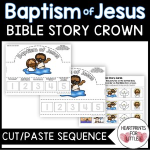 Baptism of Jesus Bible Story Crown, Bible Headband, Sunday School ...