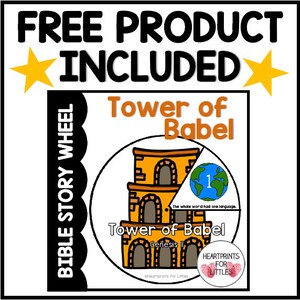 Tower of Babel Bible Story Bundle, 5-day Bible Lesson, Sequencing ...