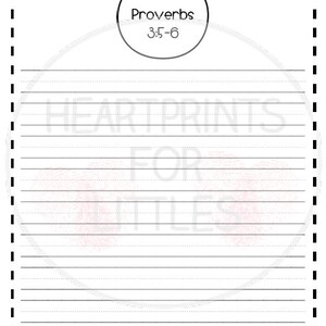 Back to School Bible Verse Handwriting Practice, Bible Verse Tracing ...