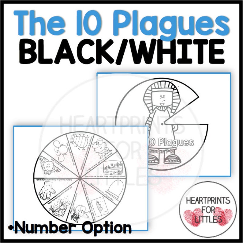 The 10 Plagues of Egypt Bible Story Wheel Bible Story Craft - Etsy