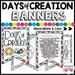 7 Days of Creation Classroom Banners, Bible Decorations, Church ...