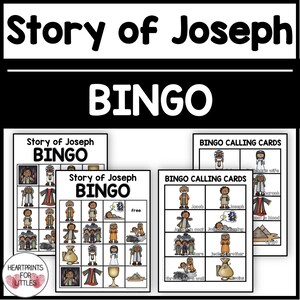 Story of Joseph Bible Games, Bingo, Scavenger Hunt, & More (digital ...
