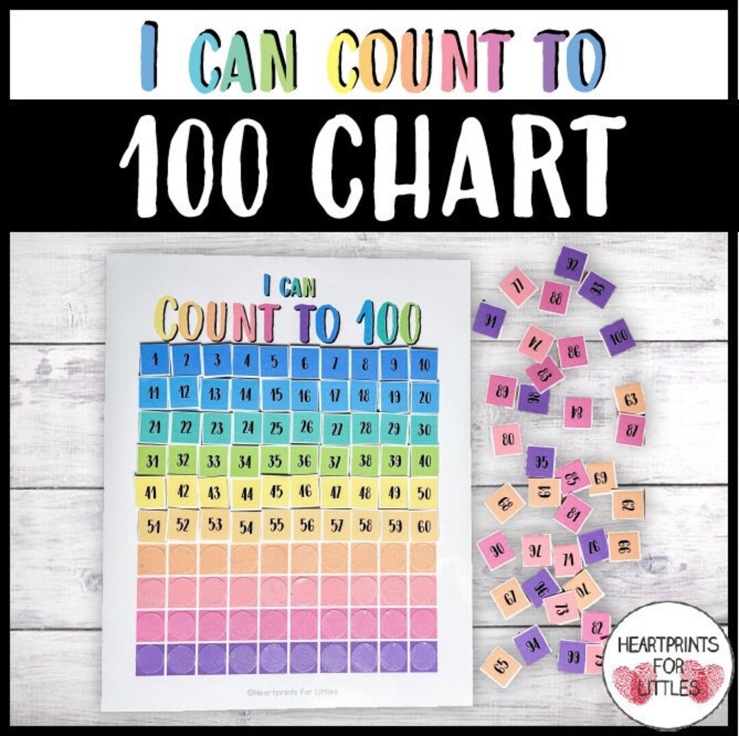 Hands-on Number Chart, Skip Counting Printable (digital Download) - Etsy
