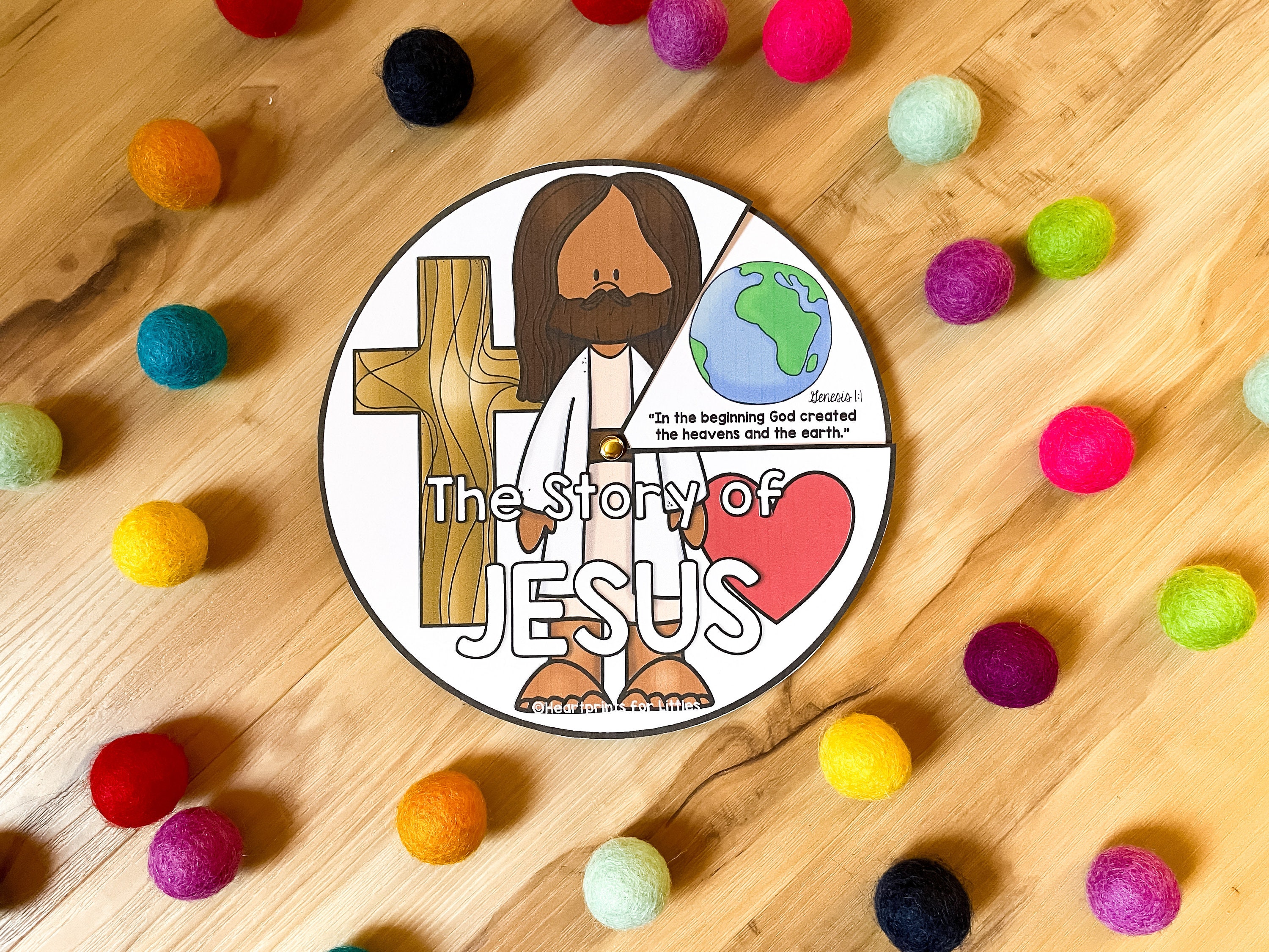 All About God and the Gospel Bible Wheel Craft Bundle Bible - Etsy