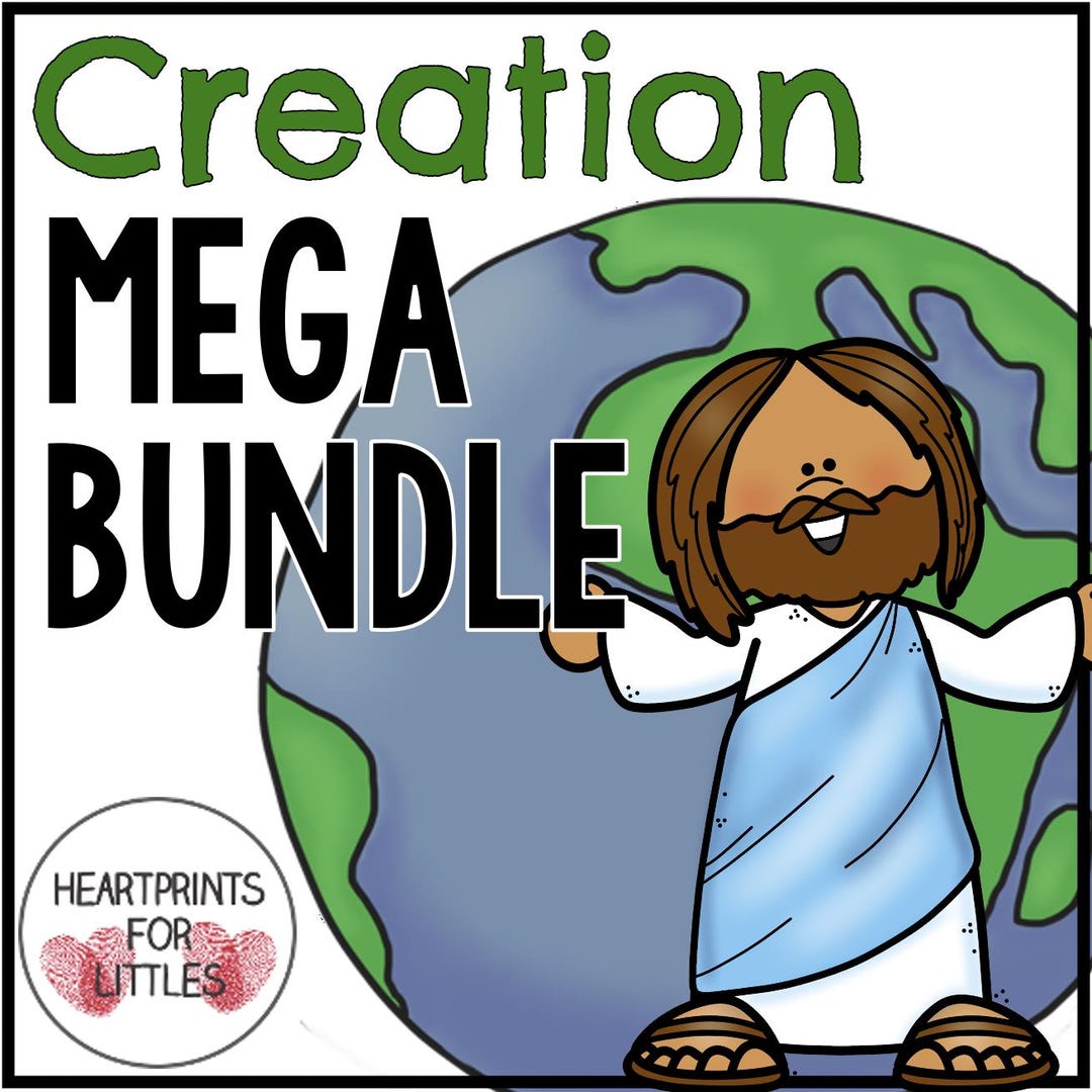 7 Days of Creation Mega Bundle, Genesis 1-2, Days of Creation ...