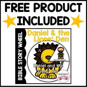 Daniel and the Lions' Den Bible Story Bundle, 5-day Bible Lesson ...