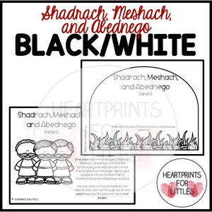 Shadrach Meshach and Abednego Bible Craft for Kids Sunday - Etsy