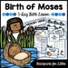 Birth of Moses Bible Story Bundle, Bible Story Activities, 1 FREE ...