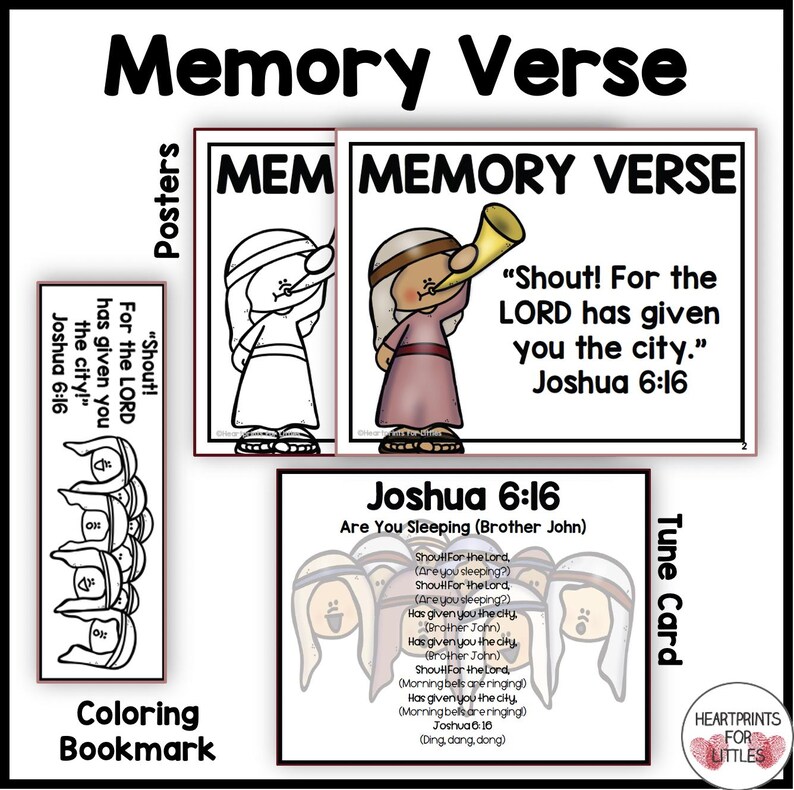 Joshua and the Battle of Jericho Bible Lesson, Homeschool & Sunday ...