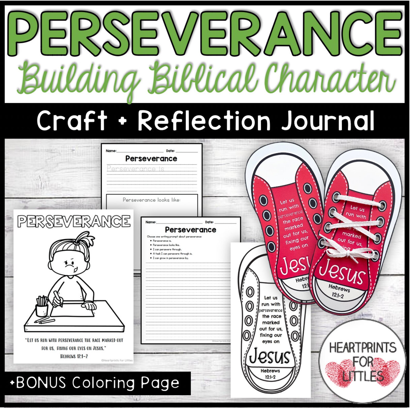 Perseverance Bible Lesson & Activities, Building Biblical Character ...