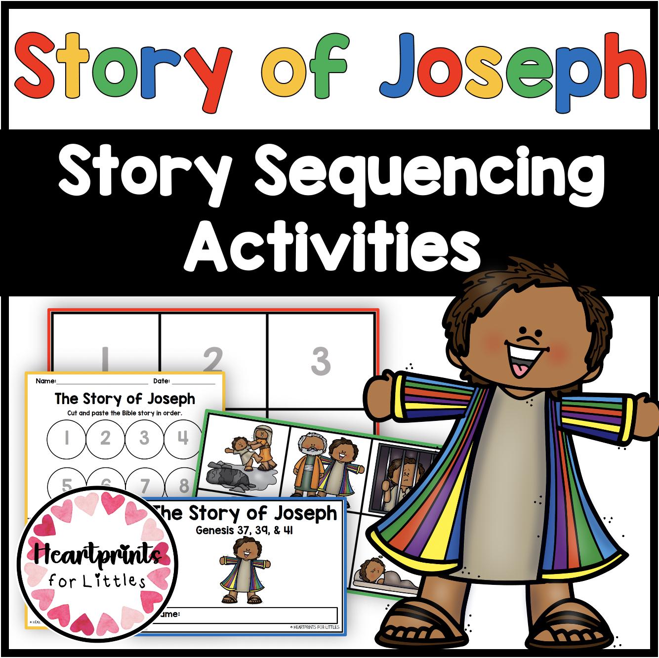 Joseph Bible Story Activities Bundle (digital Download) - Etsy