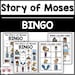Moses Bible Story Games, Bingo, Memory Match, Scavenger Hunt & More ...