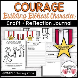 Courage Bible Lesson & Activities, Building Biblical Character ...