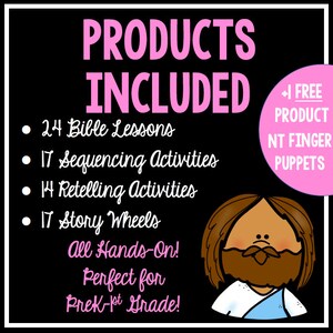 New Testament Bible Story Mega Bundle, Homeschool Activities, Sunday ...