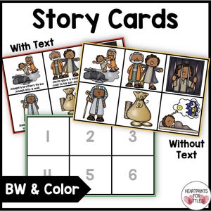 The Story of Joseph Bible Story Sequencing Activities for Kids, Joseph ...