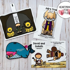 Old Testament Bible Story Crafts-set 4, Bible Crafts, Homeschool ...