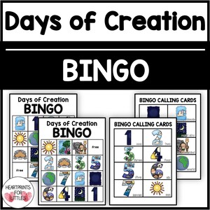 7 Days of Creation Bible Story Games, Bible Games, Sunday School Games ...