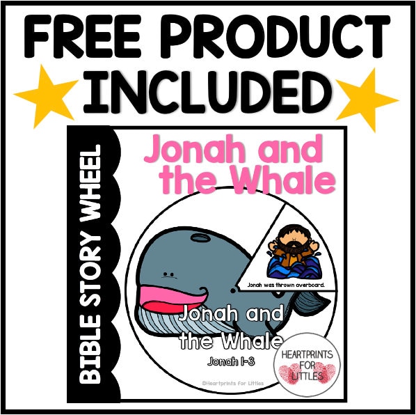Jonah and the Whale Bible Story Bundle 5-day Bible Lesson - Etsy