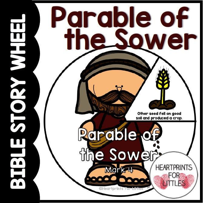The Parable of the Sower Bible Story Wheel Bible (Download Now) - Etsy