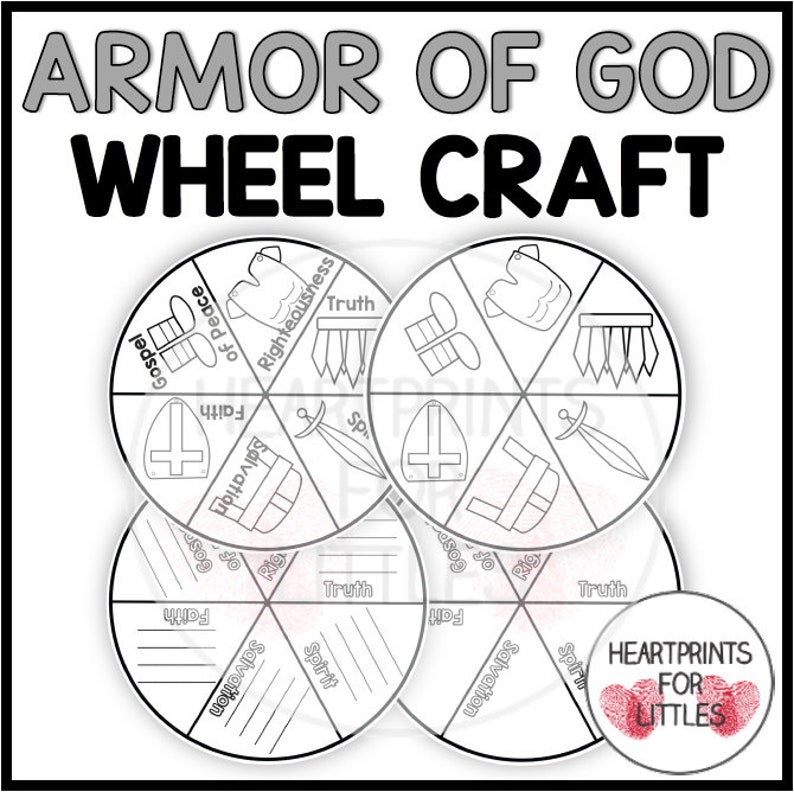 Armor of God Wheel Craft Bible Activity for Kids Ephesians - Etsy