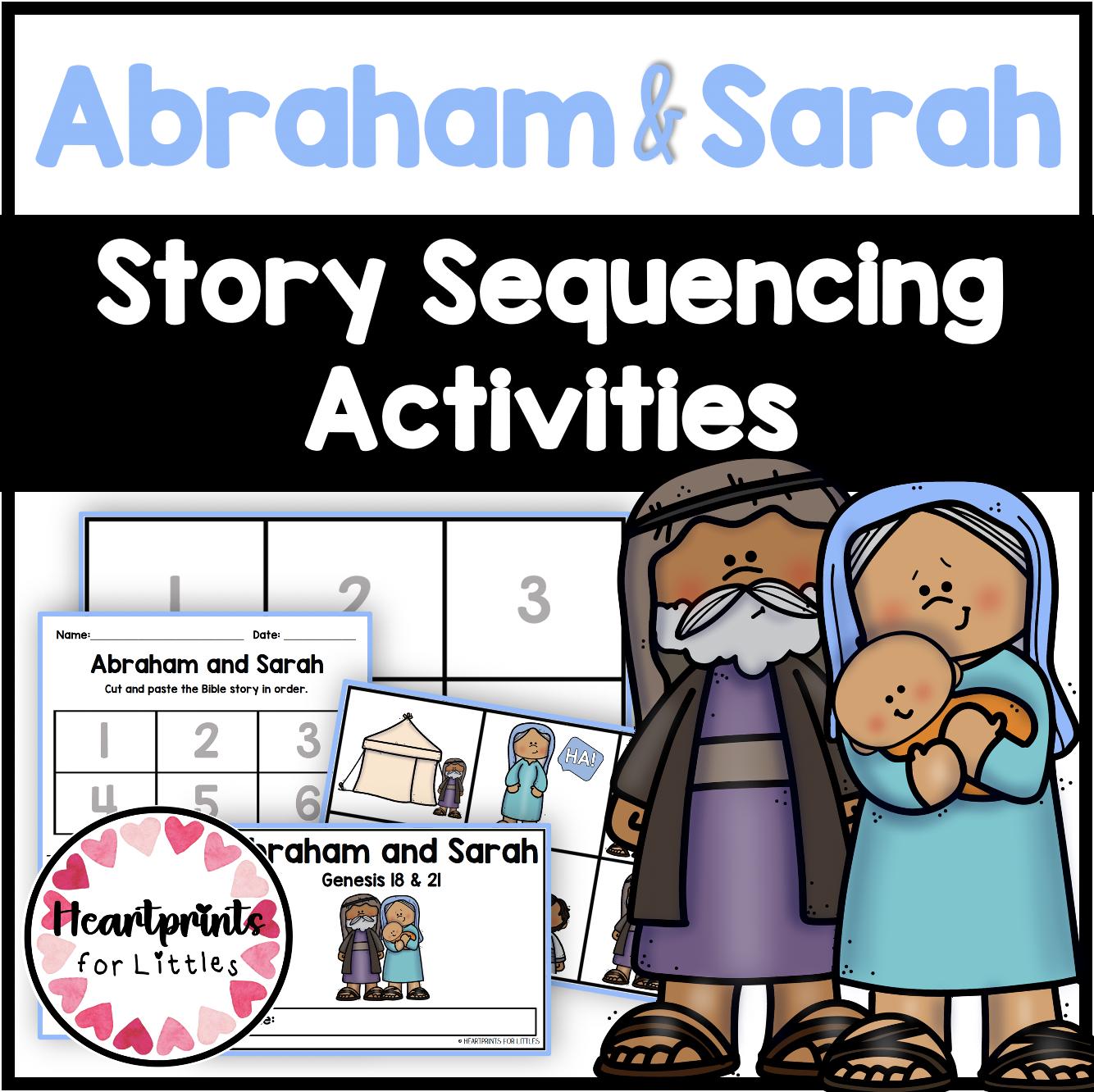 Abraham and Sarah Bible Story Bundle, Activities (digital Download) - Etsy
