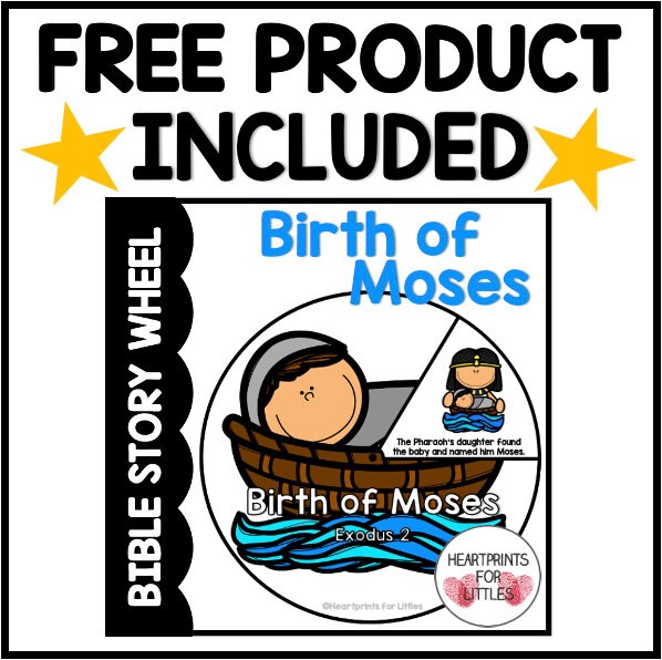 The Birth of Moses Bible Story Bundle 5-day Bible Lesson - Etsy