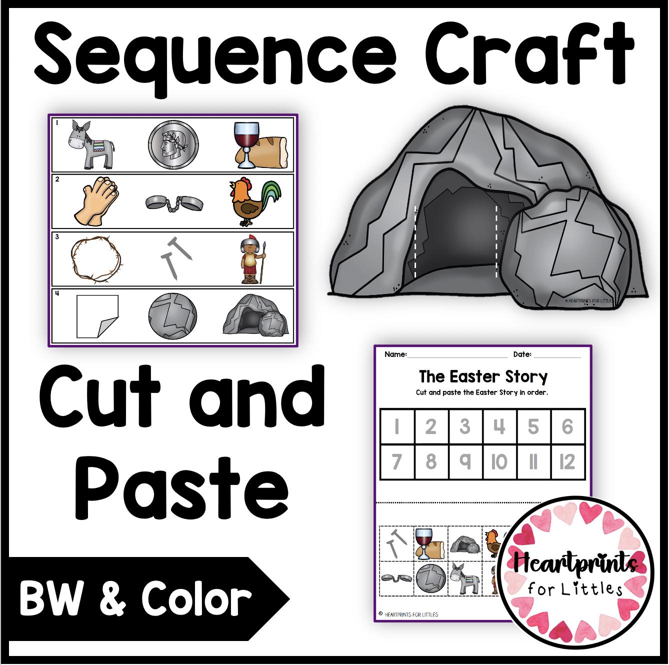 Easter Story Sequencing Activities, Printable Resurrection Eggs ...