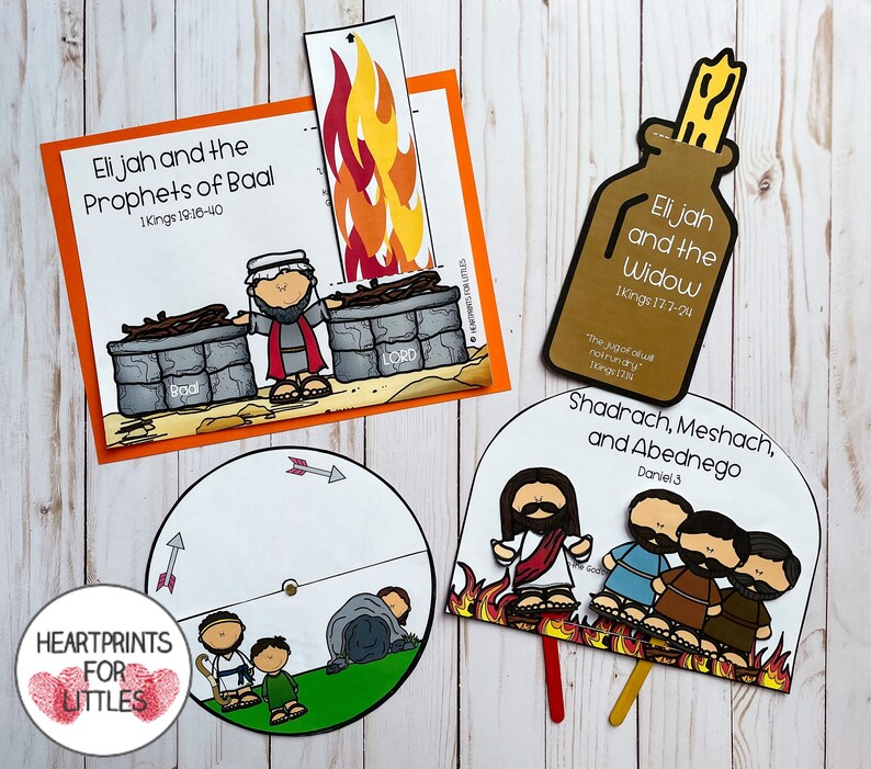 Old Testament Bible Story Crafts-set 6 Bible Crafts - Etsy