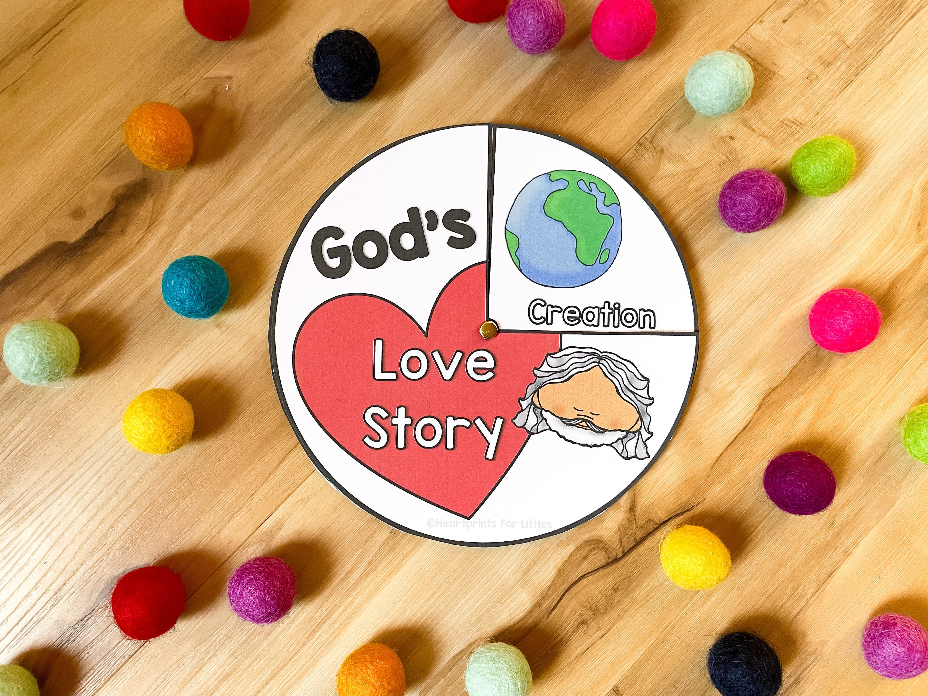 All About God and the Gospel Bible Wheel Craft Bundle Bible - Etsy