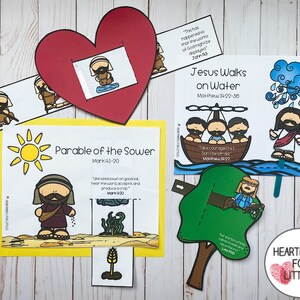 New Testament Bible Story Crafts-set 3 Bible Crafts | Etsy