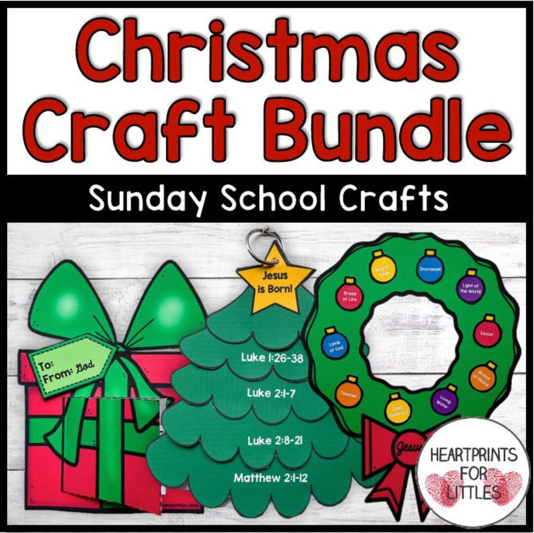 Christmas Crafts Bundle, Sunday School Crafts (digital Download) - Etsy