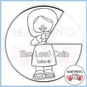 Lost Coin Bible Story Wheel: Sunday School Craft (digital Download) - Etsy