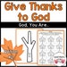 Give Thanks to God Sunday School Craft, Thanksgiving Tree Craft ...