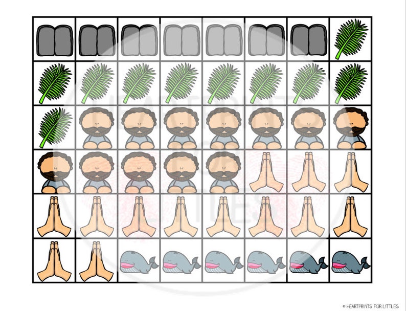 Bible Number Mats Playdough Mats Dot Marker Mats Preschool - Etsy