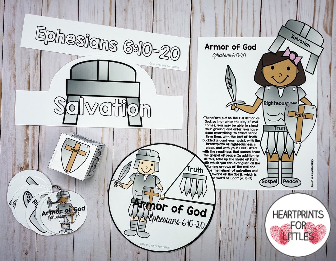 Armor Of God Paper Doll Lds