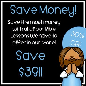 Bible Lesson Mega Bundle 43 Weeks of Bible Lessons for Kids - Etsy