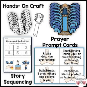Moses and the Red Sea Bible Lesson, Exodus 13-14, Homeschool & Sunday ...