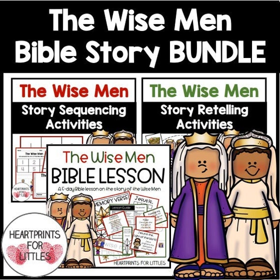 The Wise Men Bible Story Bundle 5-Day Christmas Bible Lesson - Etsy