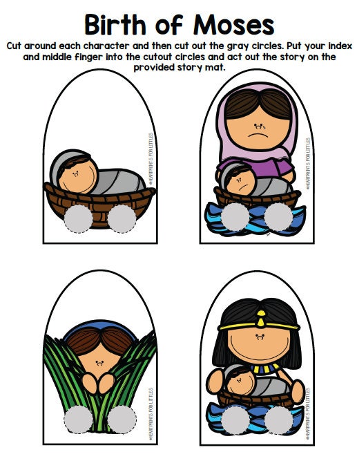 Bible Story Finger Puppets Bible Crafts Homeschool - Etsy Canada