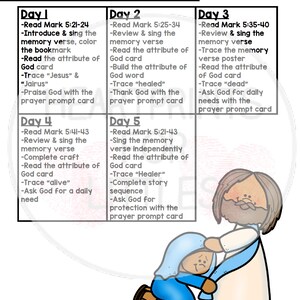Jesus Heals a Woman and Raises a Dead Girl Bible Lesson, Mark 5:21-43 ...