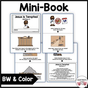 Jesus is Tempted in the Desert Bible Story Sequencing Activities ...