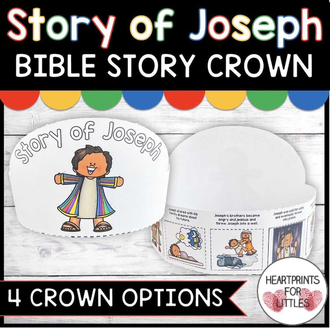 Story of Joseph Bible Story Crown, Bible Headband, Sunday School ...