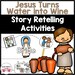 Jesus Turns Water Into Wine Bible Story Bundle, 5-day Bible Lesson ...