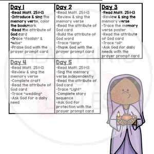 The Parable of the Ten Virgins Bible Lesson, Matthew 25, Homeschool ...