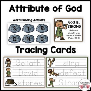 David and Goliath Bible Lesson, 1 Samuel 17, Homeschool & Sunday School ...