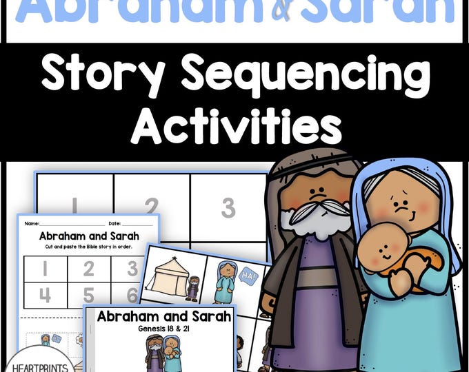 Preschool Bible Lesson About Abraham and Sarah , Printable Craft for ...