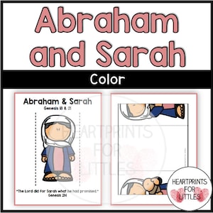 Abraham and Sarah Bible Craft for Kids, Birth of Baby Isaac, Sunday ...