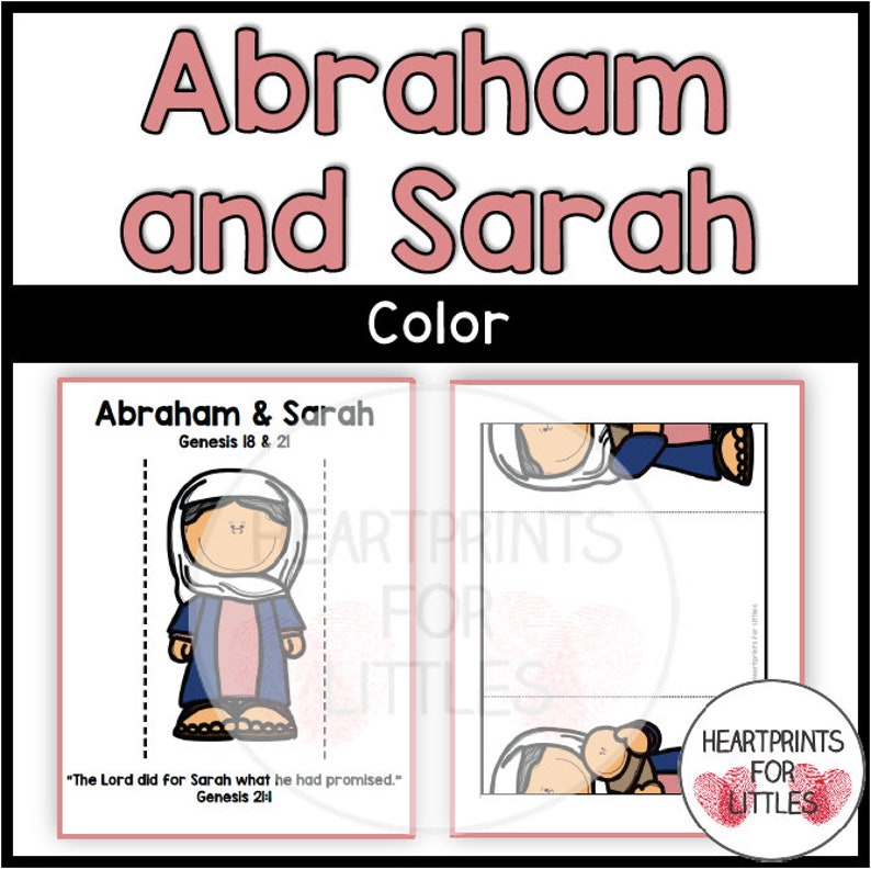 Abraham and Sarah Bible Craft, Birth of Isaac, Sunday School Activity ...