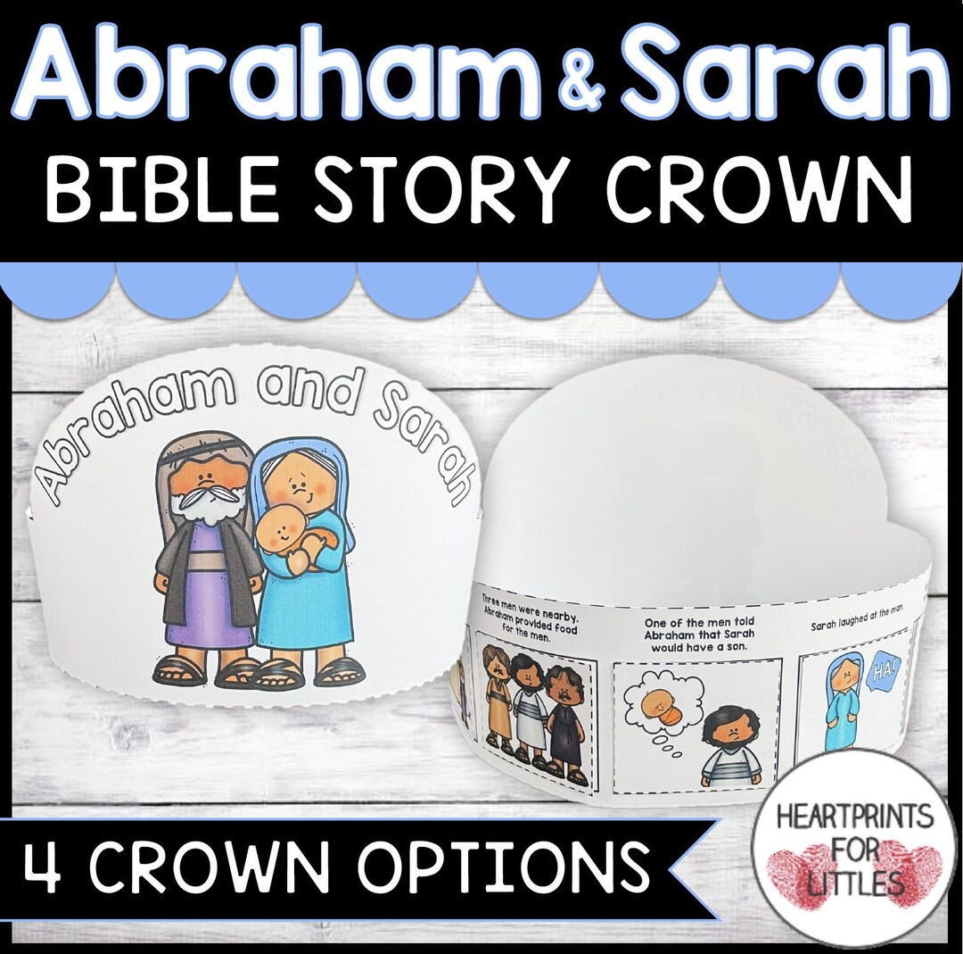 Abraham and Sarah Bible Story Crown, Bible Headband, Bible Craft ...