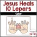 Jesus Heals 10 Lepers Bible Craft, Sunday School Thanksgiving Craft ...